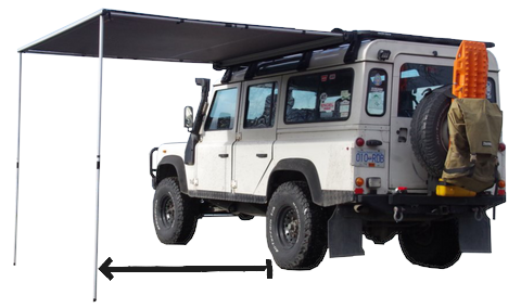 Ventura 2.5M Side Awning Legs (Set Of 2) – Ventura Roof Tents